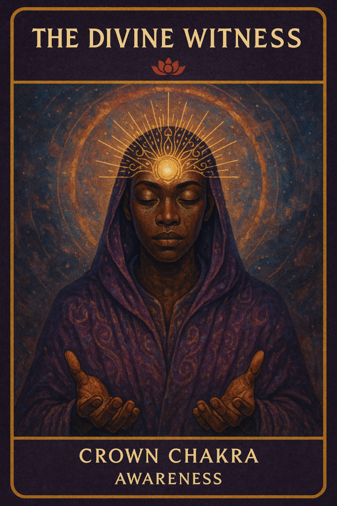 👑 Fractal Persona of the Crown Chakra: The Divine Witness